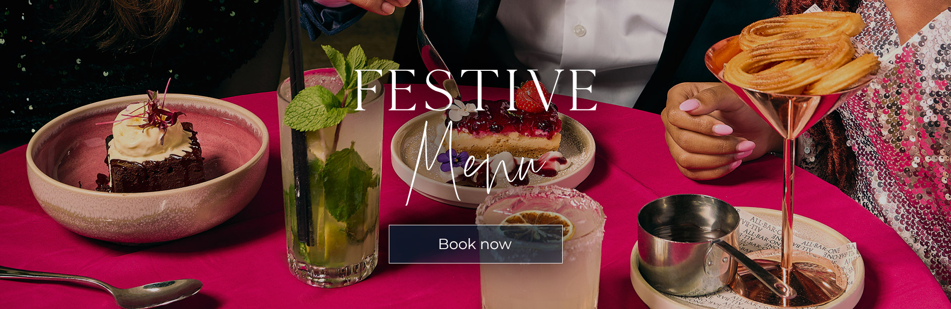 Festive Christmas Menu 2025 • All Bar One Edinburgh