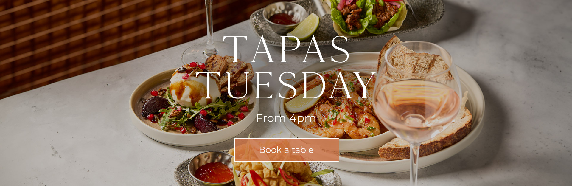 Tapas Tuesday - 4 Plates & Drinks from £25.95 | All Bar One