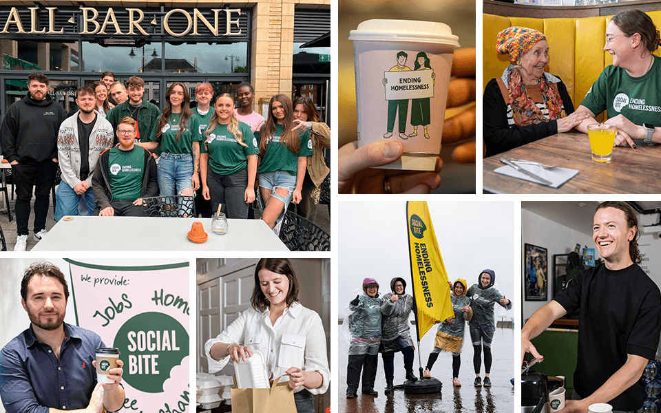 All Bar One | Charity work with Social Bite